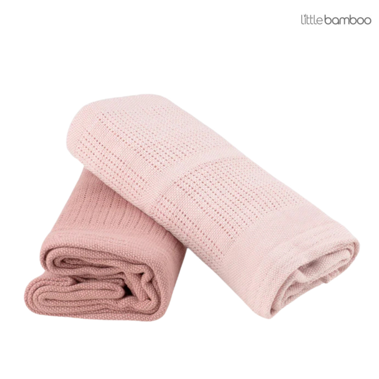 Little Bamboo Baby Cellular Blanket | 2-PACK | Bamboo Village