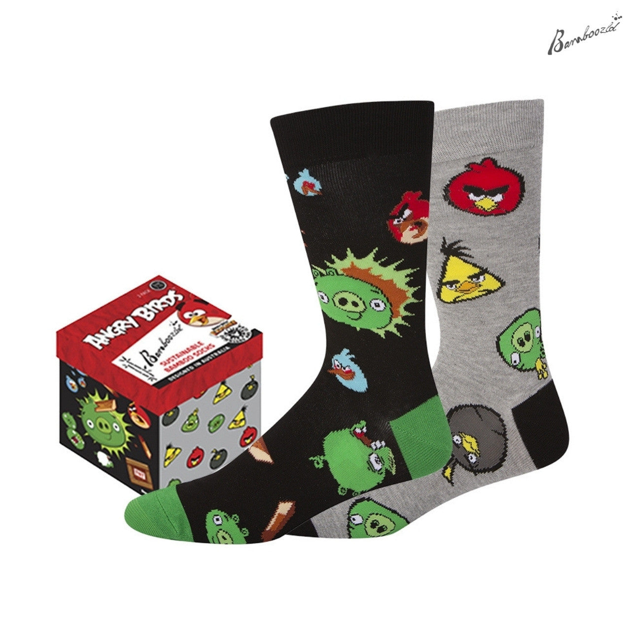 Angry Birds - Sock Gift Box 2-Pack | Bamboo Village