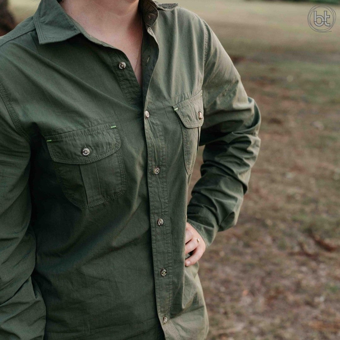 bt Men's "Dundee" Bamboo Long Sleeve Button Up | Bamboo Village