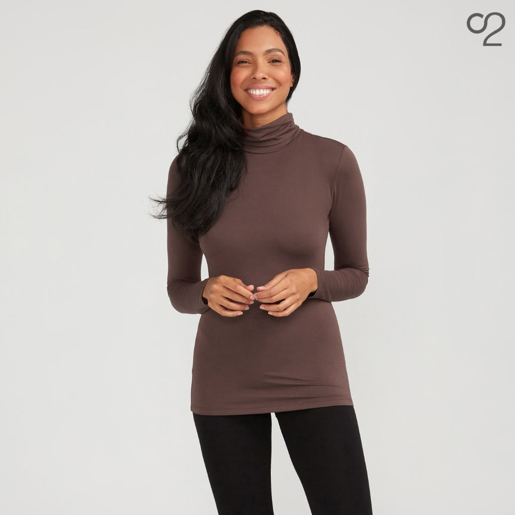 Women's Bamboo Turtle Neck Skivvy | Bamboo Village