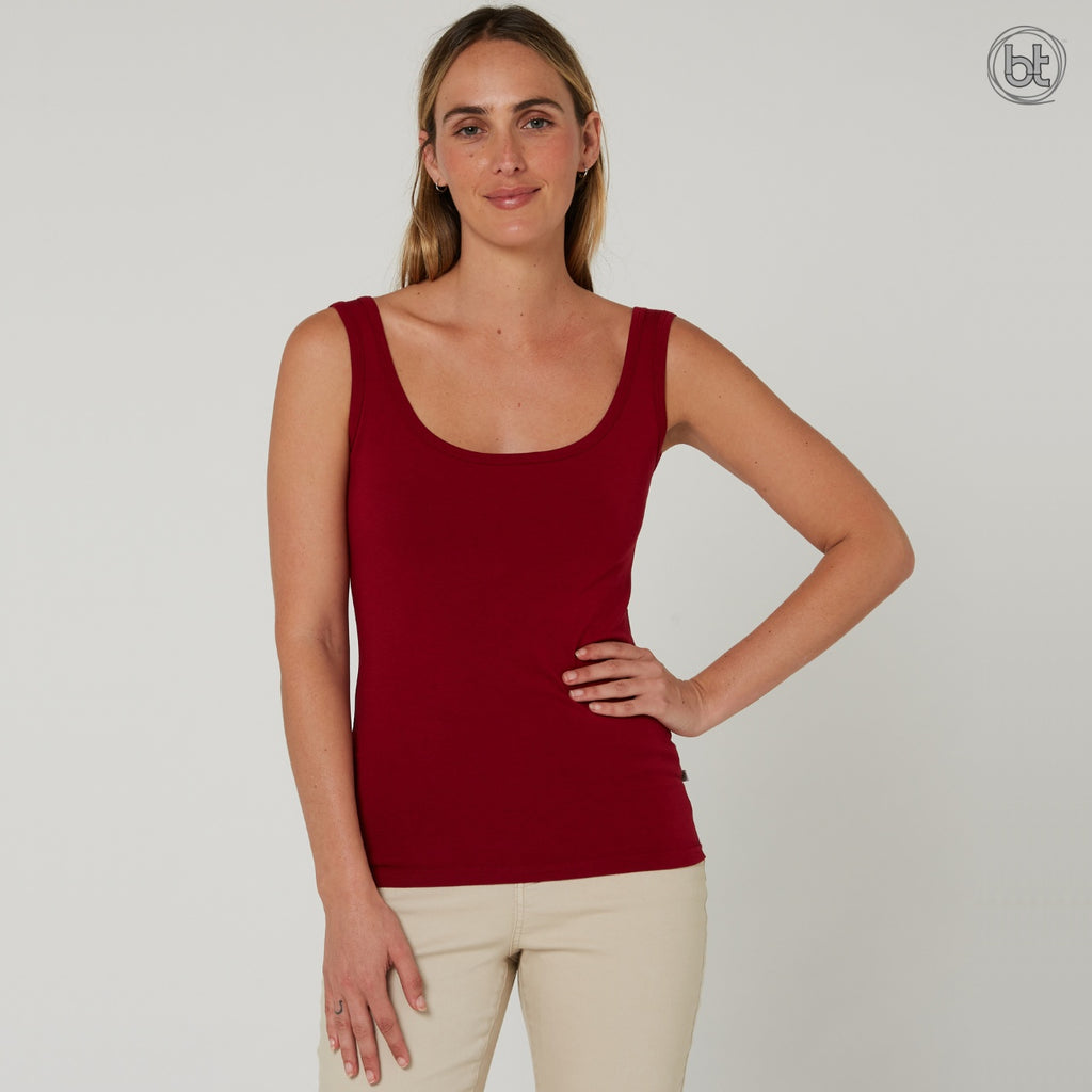 Bamboo Wide Strap Singlet, Bamboo Clothing for Women | Bamboo Village