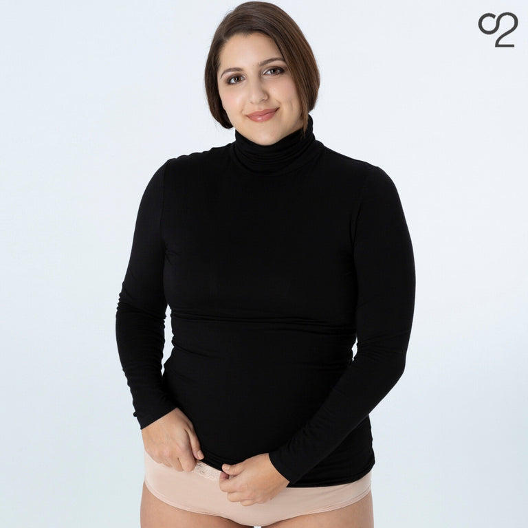 Women's Bamboo Turtle Neck Skivvy | Bamboo Village