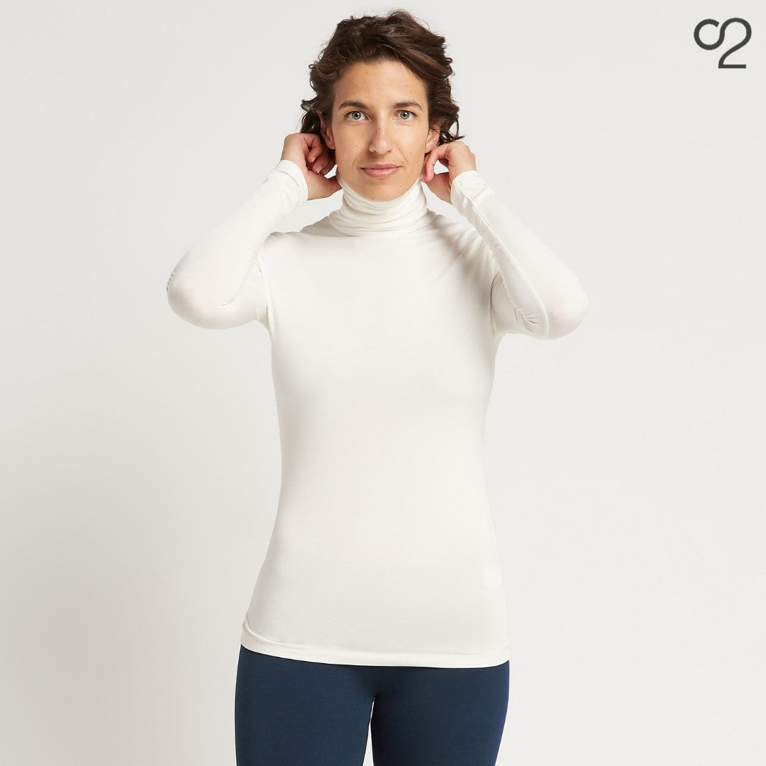Women's Bamboo Turtle Neck Skivvy | Bamboo Village