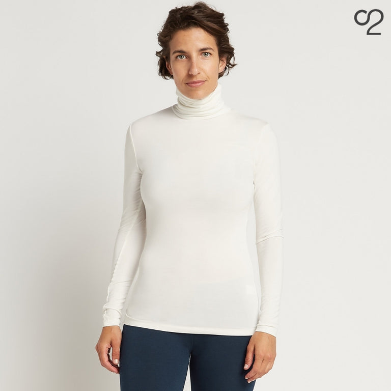Women's Bamboo Turtle Neck Skivvy | Bamboo Village